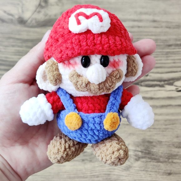 Handmade | Toys | Handmade Amigurumi Crochet Nintendo Mario | Poshmark